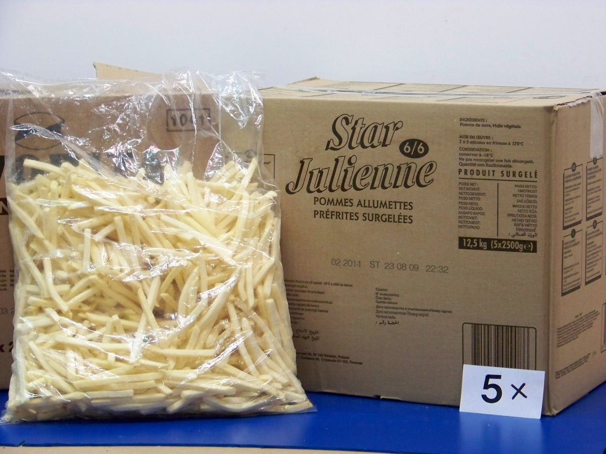 McCain Star Julienne 1/4" Shoestring Fries 2.5kg – nlmaconline